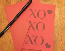 XOXOXO Valentine's Day Card