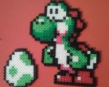 Unique yoshi perler related items | Etsy