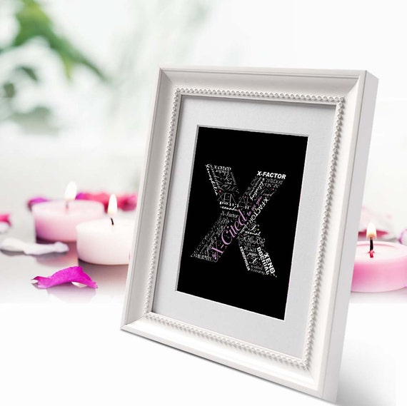 Positive words start with Letter X printable by PaperSpirit123