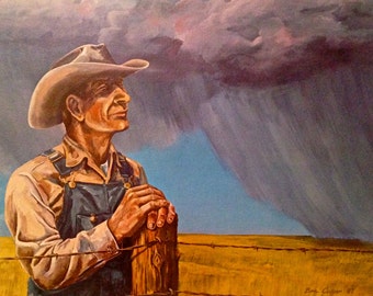 Colorado-Western fine art by Ben Cooper "Next Year, Next Year" rare ...