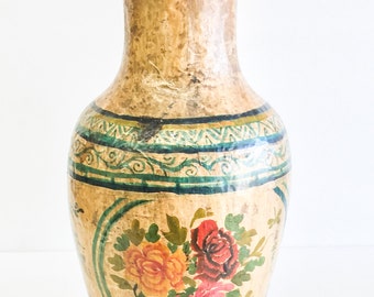 Paper mache vase | Etsy