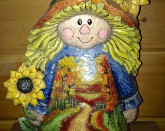 Popular items for ceramic scarecrow on Etsy