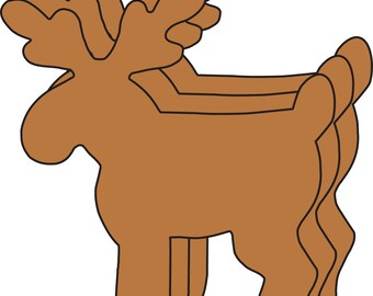 Deer cut out | Etsy