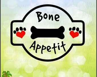 Bone appetit | Etsy
