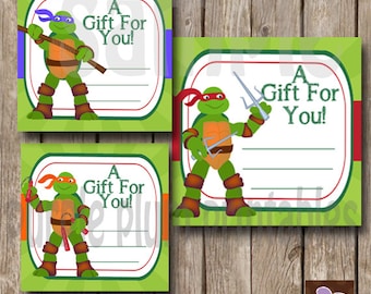 Ninja turtle cards | Etsy