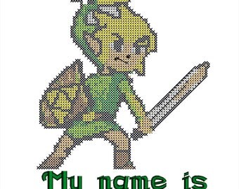 Zelda embroidery | Etsy