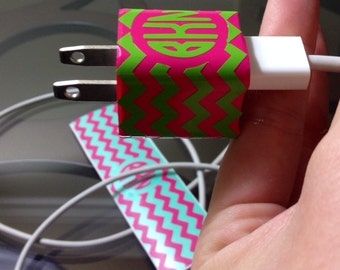 Items similar to Personalized phone charger decal on Etsy