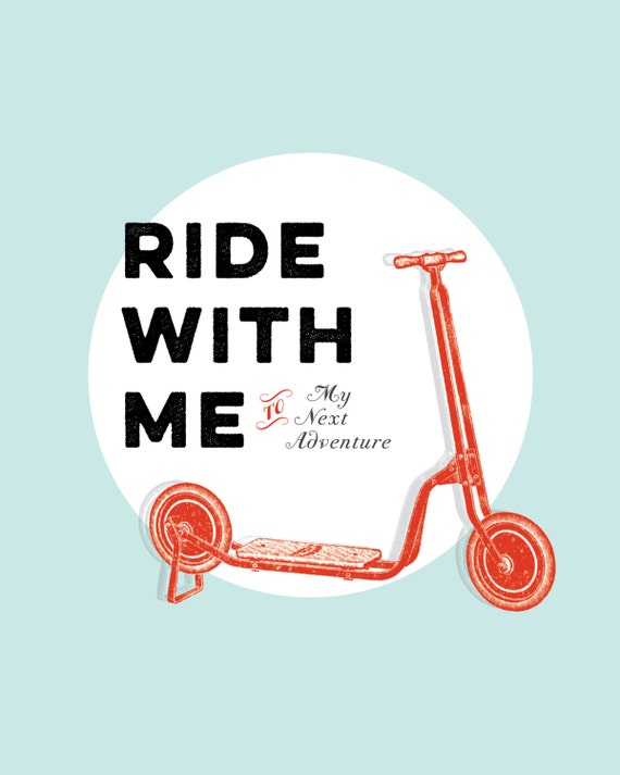 Ride with Me Nursery Art by DesignGirl80 on Etsy