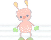 Popular items for whimsical rabbit on Etsy