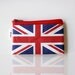 UK flag wallet British flag zipper pouch with the flag by efratul