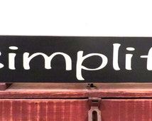 Popular items for simplify wood signs on Etsy