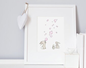 Pink bunny rabbit | Etsy