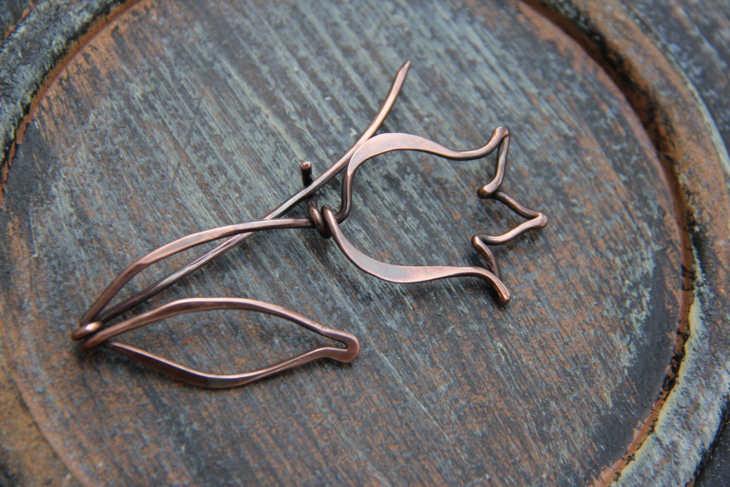 Shawl pin scarf pin brooch copper shawl pin