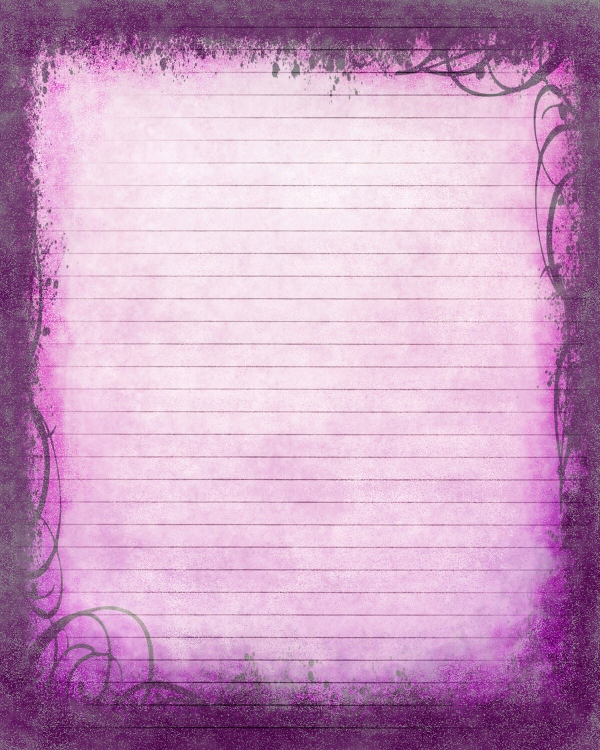 Lined Paper You Can Write On