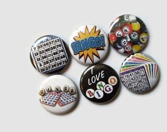 Bingo magnets | Etsy