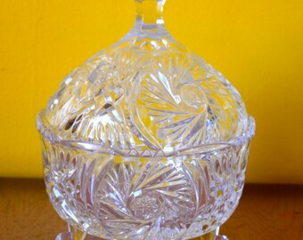 Popular items for crystal candy dish on Etsy