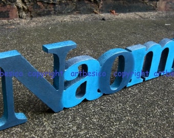 Popular items for name wooden letters on Etsy