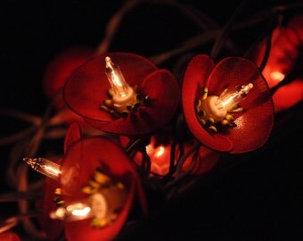 Flower string lights | Etsy