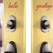 Hello Goodbye Decal Door Decal 0044 Door Sticker Hello