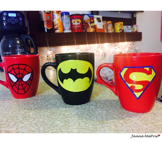 Items similar to Superhero mug! on Etsy