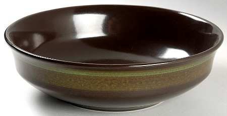 Vintage Madeira Franciscan Stoneware large serving bowl, green and ...