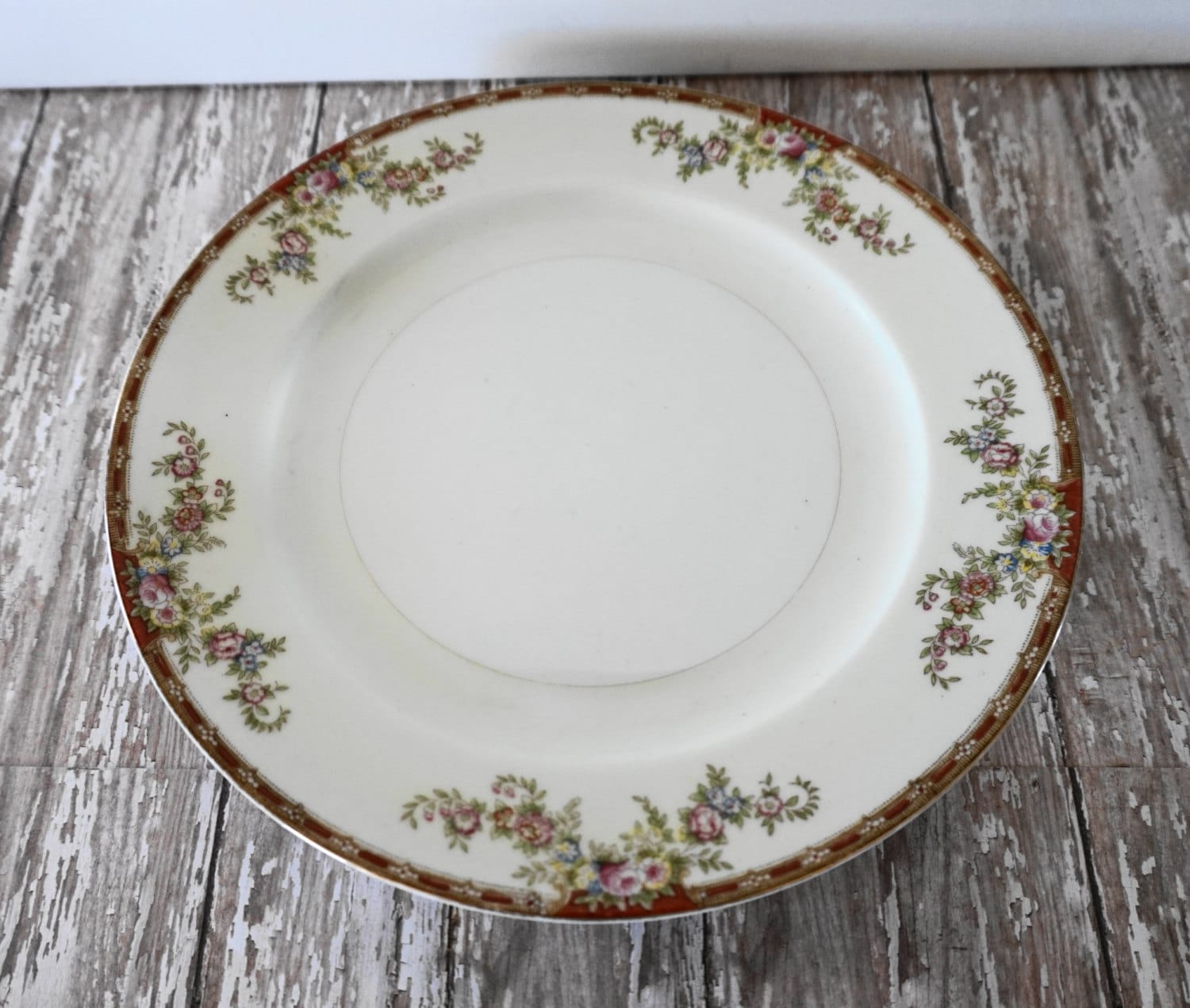 Vintage China Plates Royal Chester Ogden China Discontinued