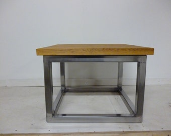 Items similar to 16" Cube, Table Base, Steel Cube, Coffee Table,Tray ...