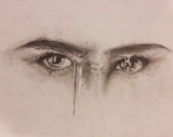 Eye pencil drawing | Etsy