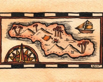 Treasure Maps / Fantasy Art / Imaginary Cartography by paintandink