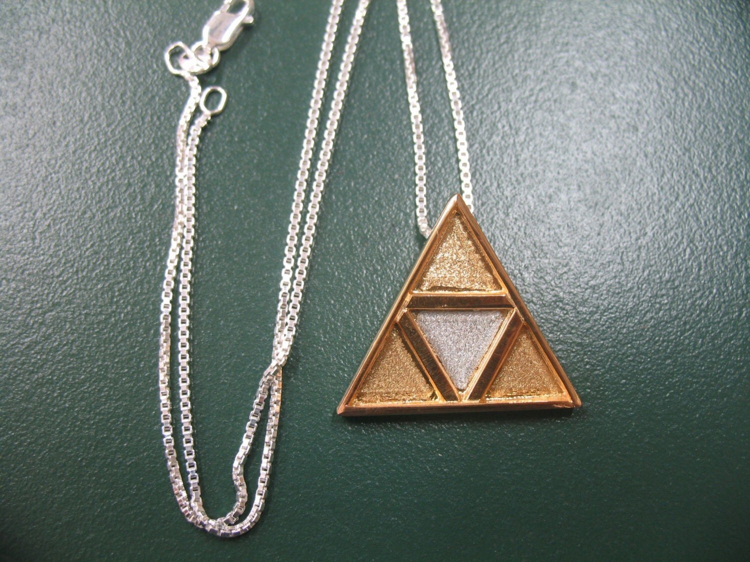 Legend of Zelda Necklace Triangle Pendant Necklace TriForce