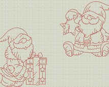 Unique christmas redwork related items | Etsy