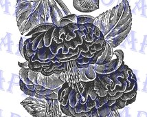 Popular items for flower transfer on Etsy