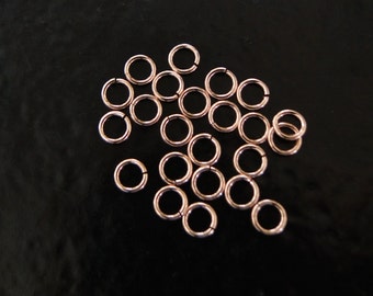 100pcs 14K Gold Filled 4mm Open Jump Rings Made in by MadeOfMetal