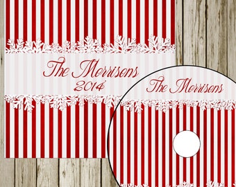 Christmas cd labels | Etsy