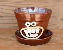 Popular items for funny face pot on Etsy