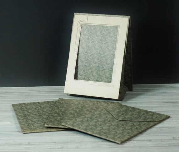 4 Vintage Frames folding cardboard easel by ohiopicker on Etsy