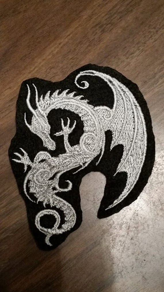 Dragon Patch Oriental Chinese Kung Fu Martial Arts Peace Year
