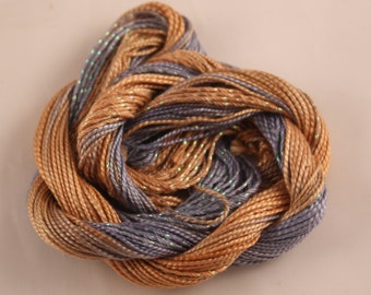 Copper metallic yarn | Etsy