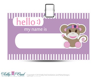 Popular items for birthday name tags on Etsy