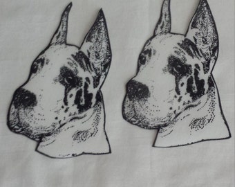 Great dane fabric | Etsy