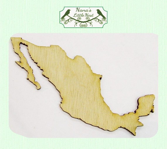 Mexico Large Wood Cut Out Laser Cut