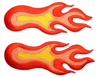 Flame embroidery | Etsy