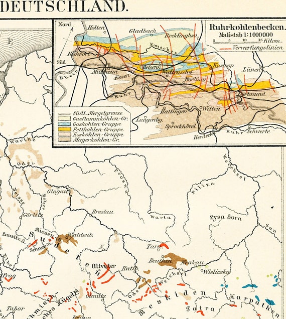 Coal ore map mineral deposits in Germany map mining in Germany