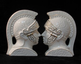 Unique porcelain bookends related items | Etsy