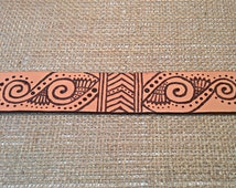 Popular items for pyrography bracelet on Etsy