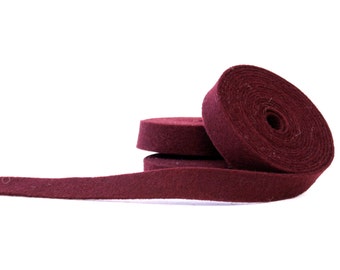 Wool Felt 100 Percent Wool Felt Ribbon in color by TheFeltPod