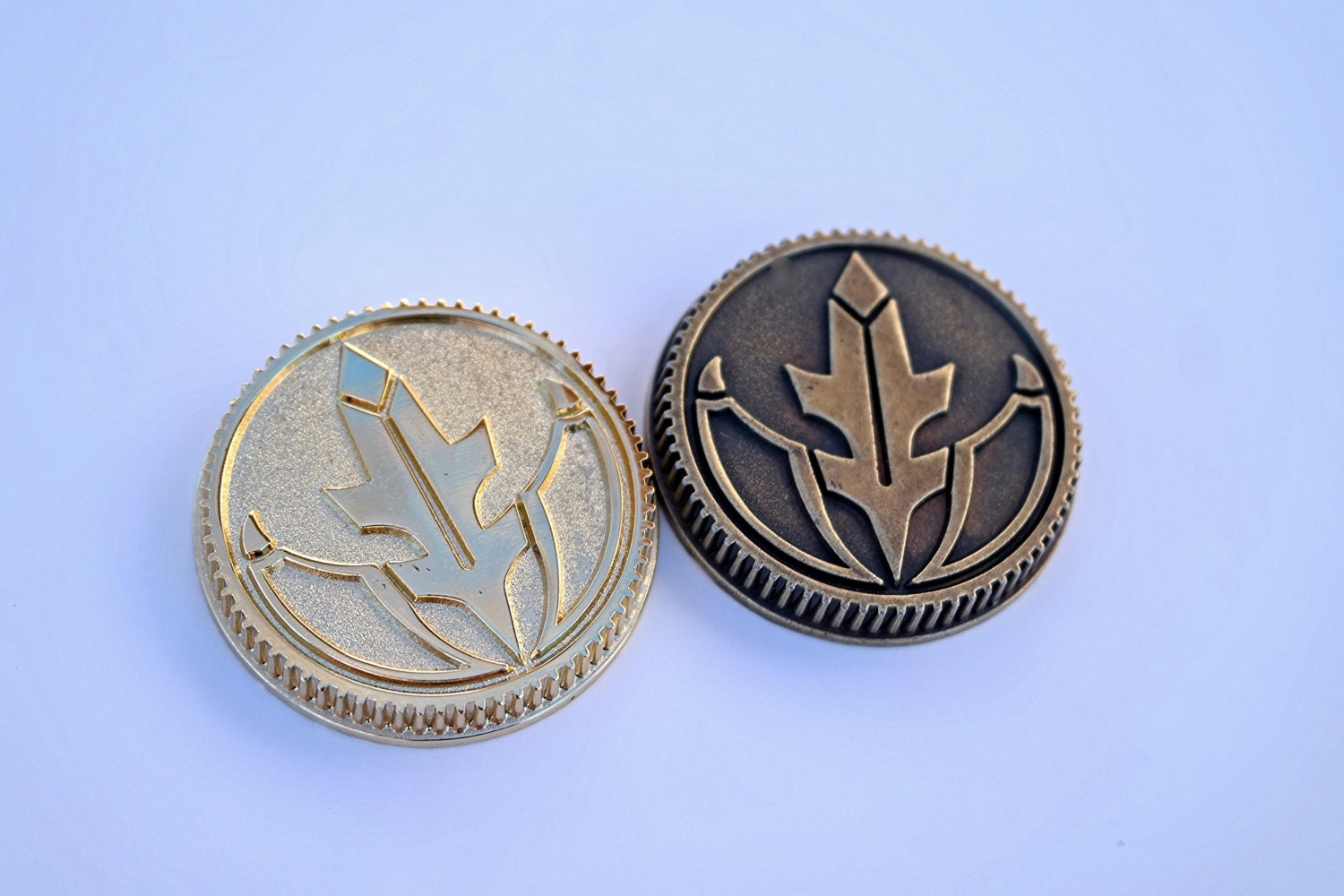 Hybrid/Gold Team Set of 2 Power Coins Prop Gold & Weathered