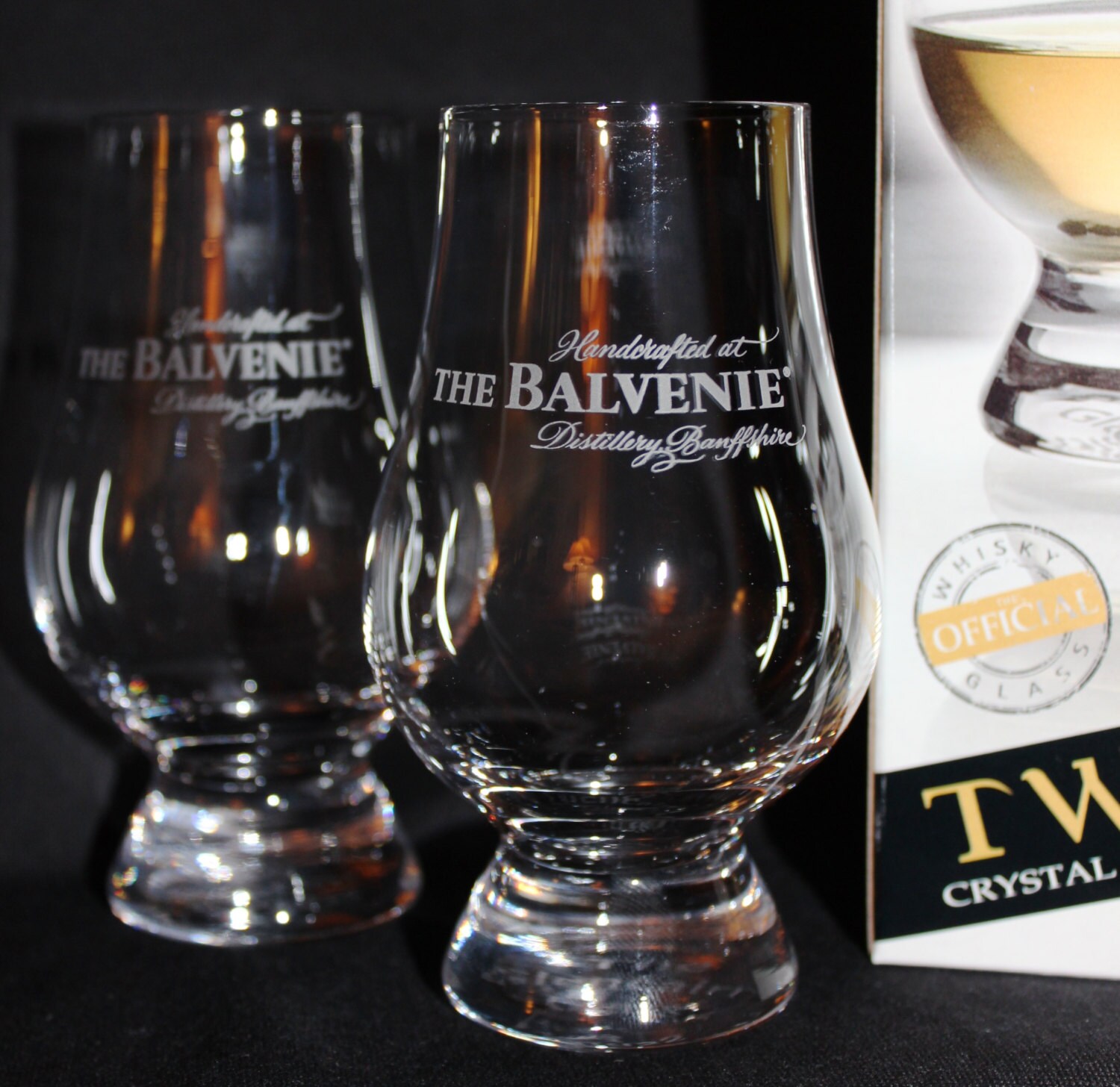 Balvenie Logo Twin Pack Glencairn Scotch Malt Whisky Glasses