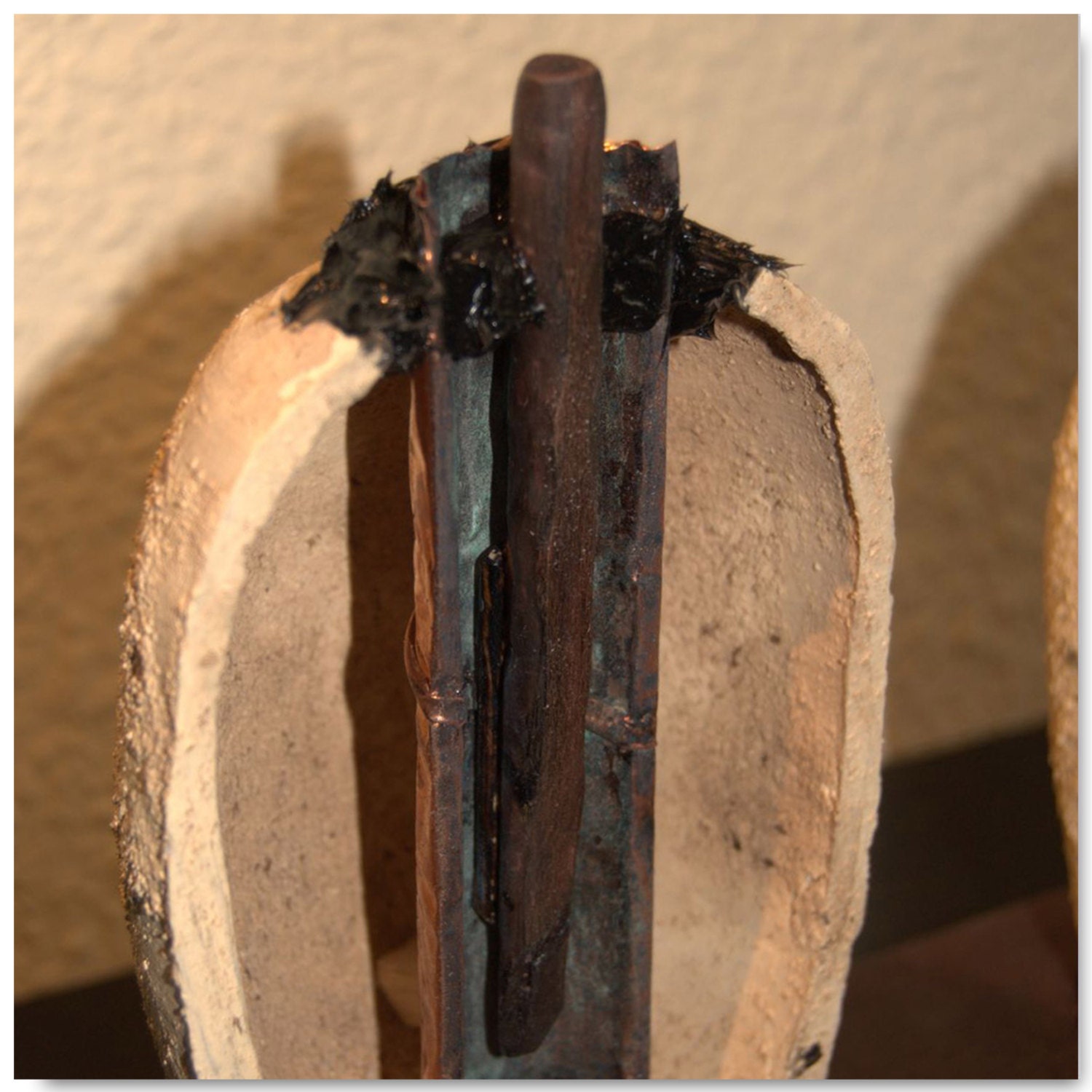 Baghdad Battery. Sectioned version