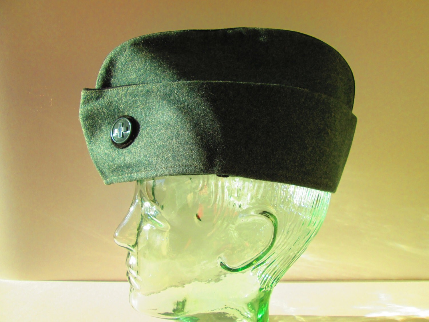 Vintage Retired Swiss Military Hat, Winter Overseas Caps, Wool – Haute ...